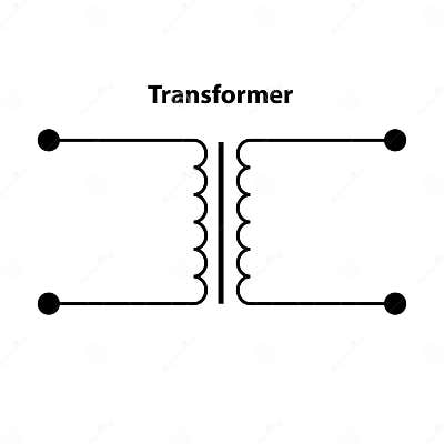 Transformer. Electronic Symbol. Illustration of Basic Circuit Symbols ...