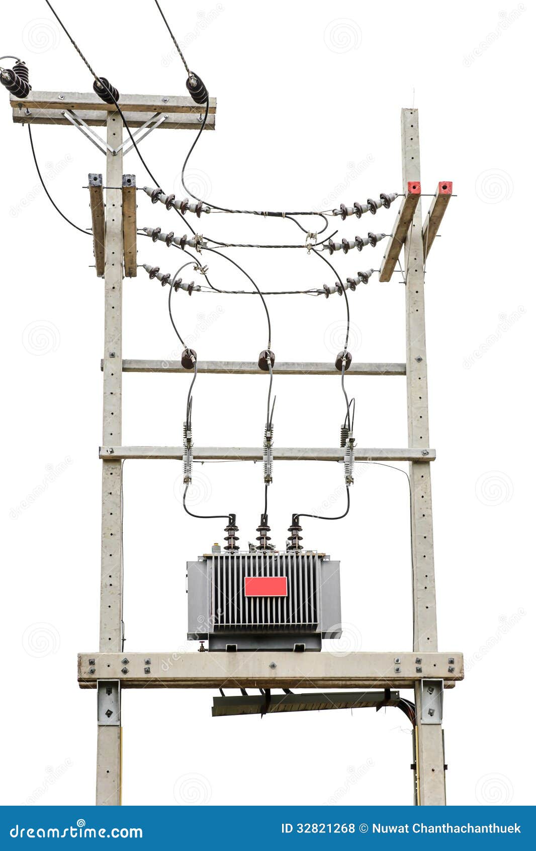 Transformer on High Power Station Stock Photo - Image of substation ...