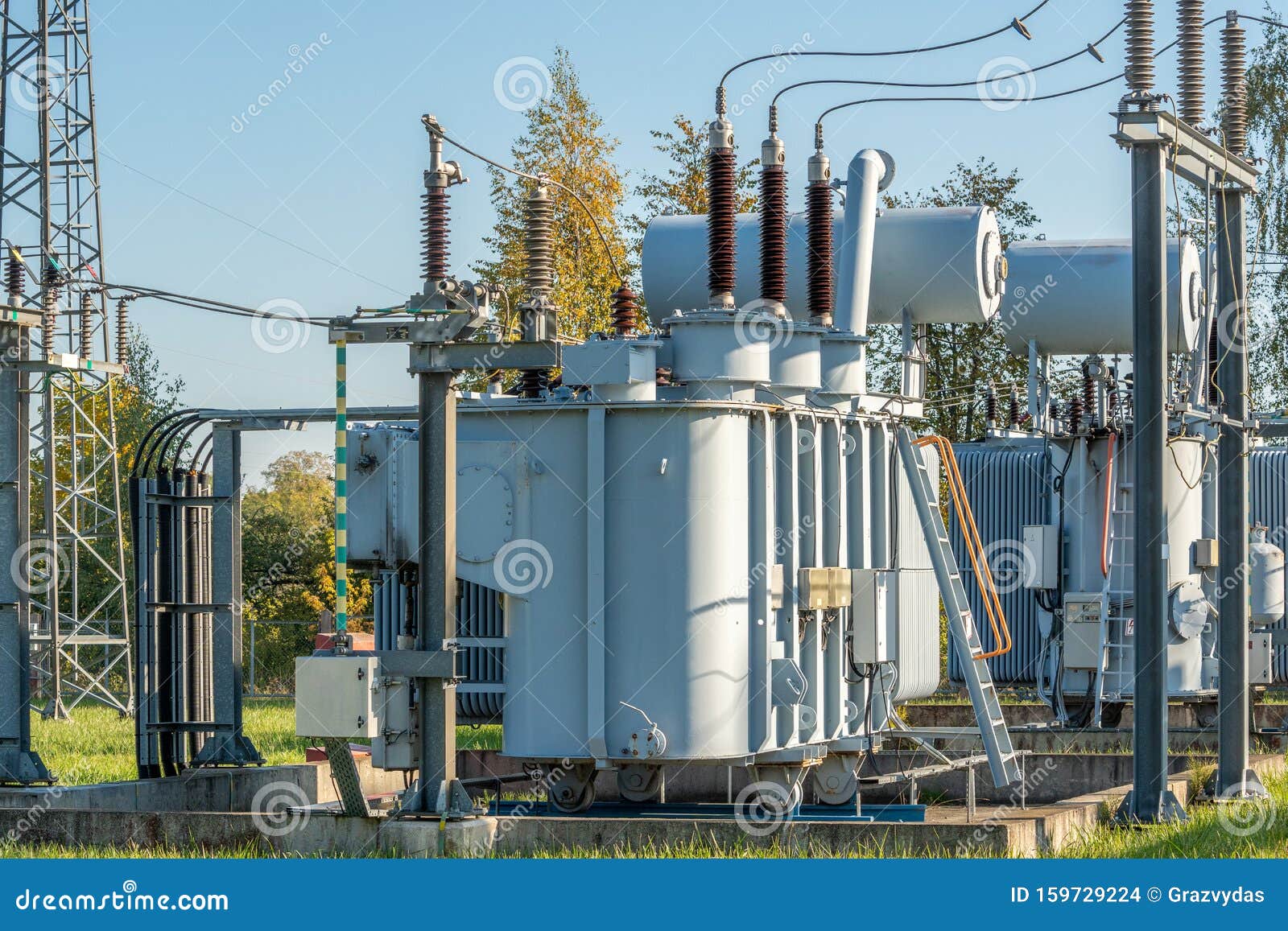 Transformer High Voltage Electrical Stock Photo - Image of isolator ...