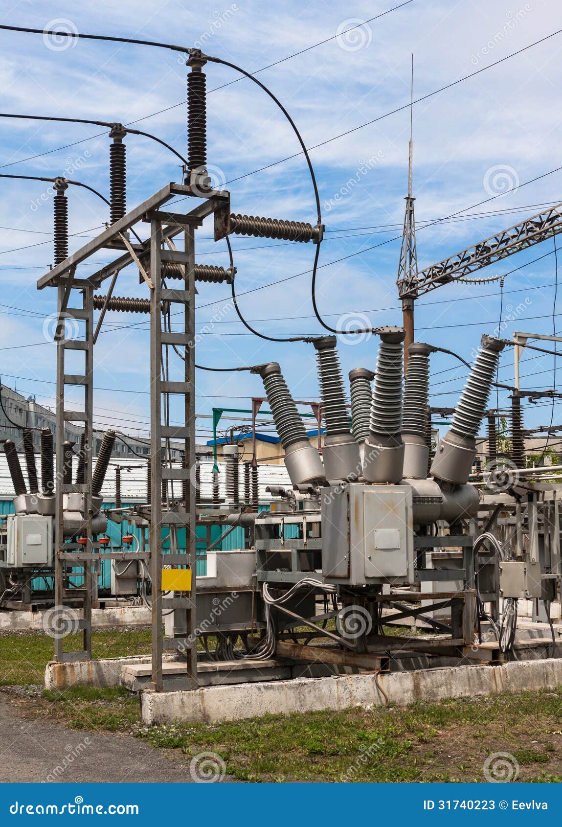 Transformer. stock image. Image of metal, abstract, pole - 31740223