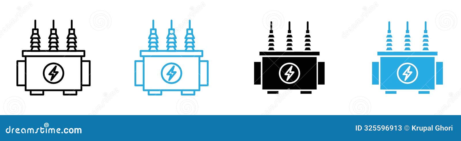 Electrical Transformer Icon Perfect for Utility and Electrical ...