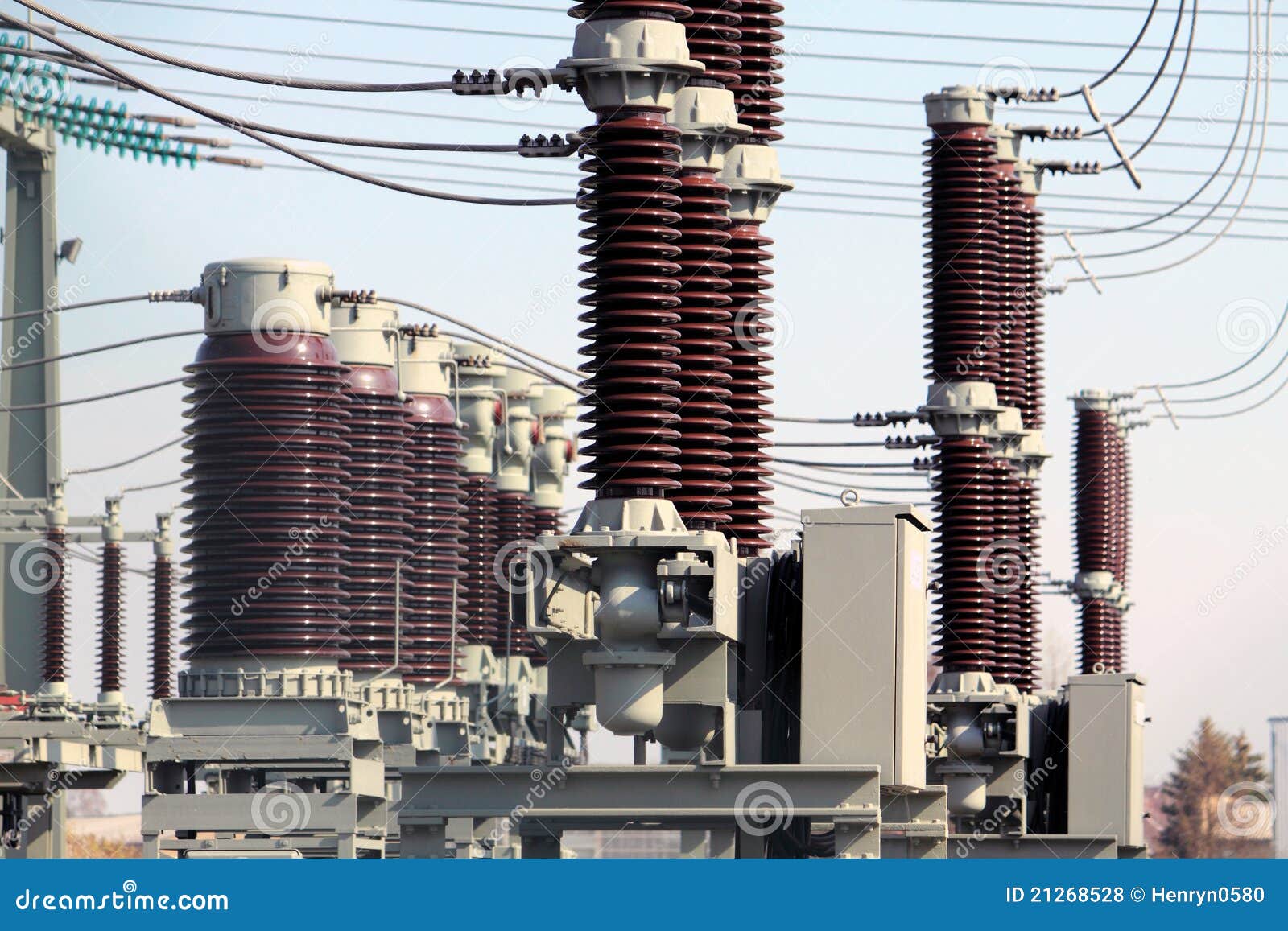 AIS With Bus Bar, CT, PT And Isolator Stock Image | CartoonDealer.com ...