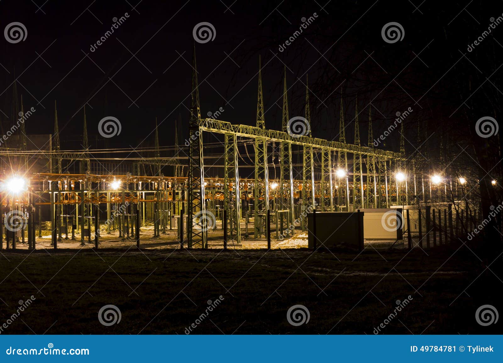 Transformer stock image. Image of dark, metal, wire, equipment - 49784781