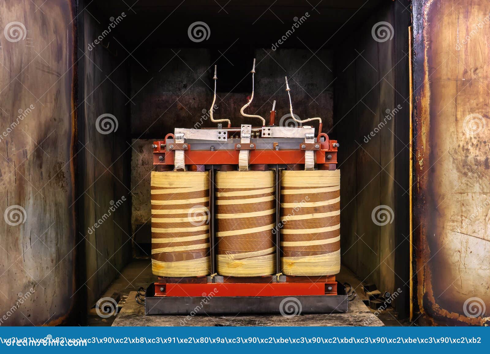 Transformer in Open Vacuum Drying Oven Stock Image - Image of repair ...