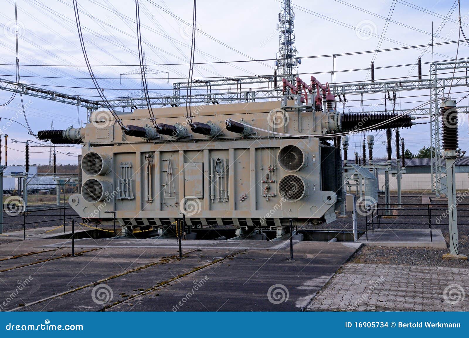 Transformer station stock photo. Image of industrial - 16905734