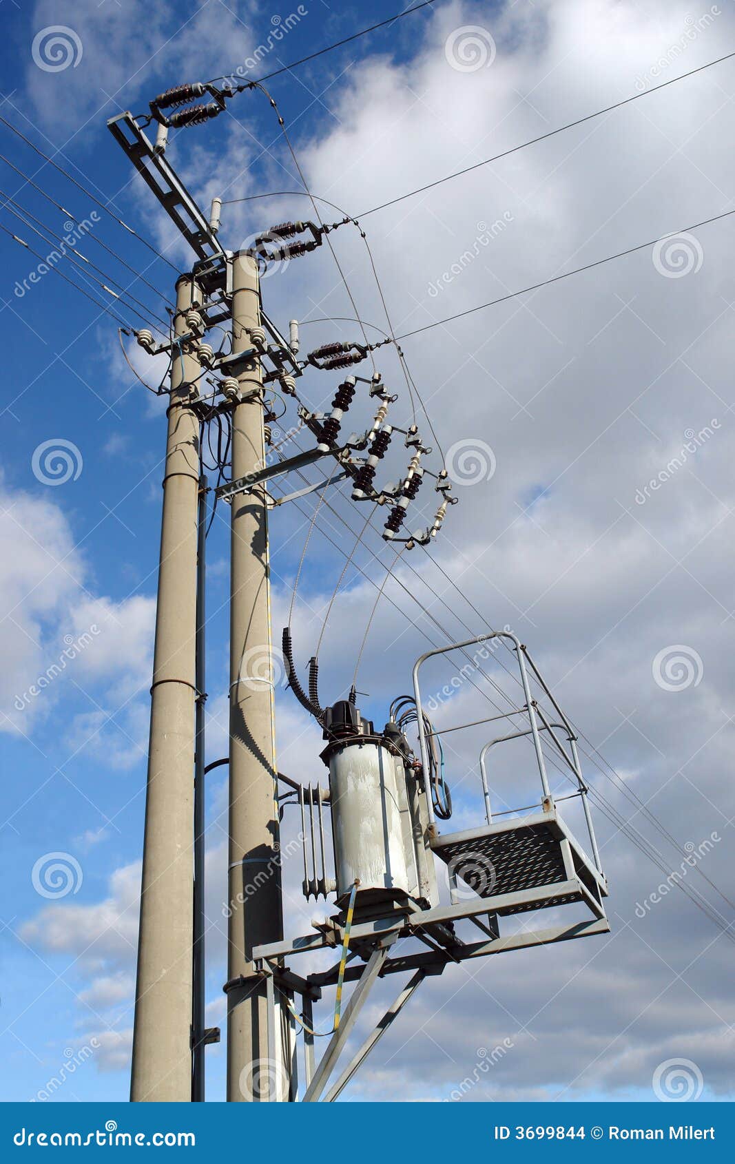 Transformer station stock photo. Image of distribution - 3699844