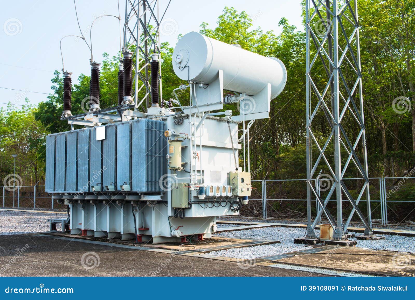 Transformer Station Of An Offshore Wind Farm Royalty-Free Stock Photo ...