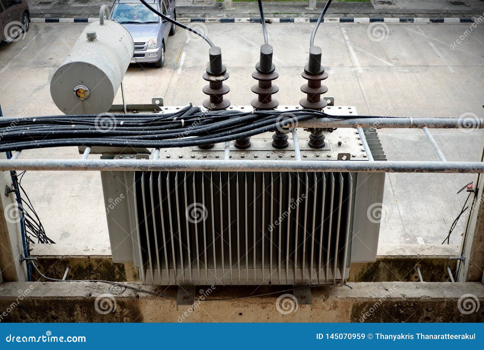 Transformer that Transforms the High Voltage Light into a Low Voltage ...