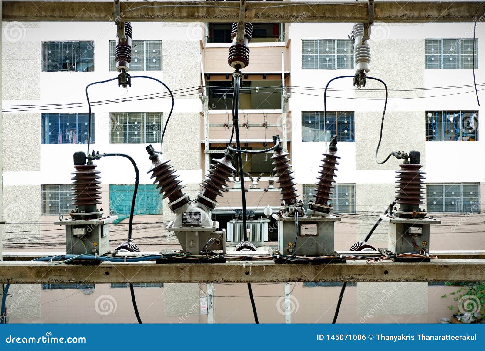 Transformer that Transforms the High Voltage Light into a Low Voltage ...