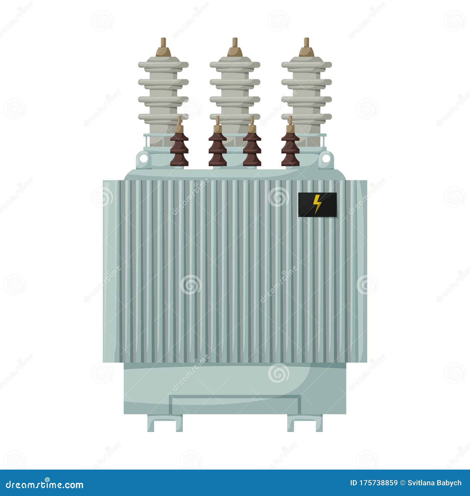 Transformer Vector Icon.Cartoon Vector Icon Isolated On White ...