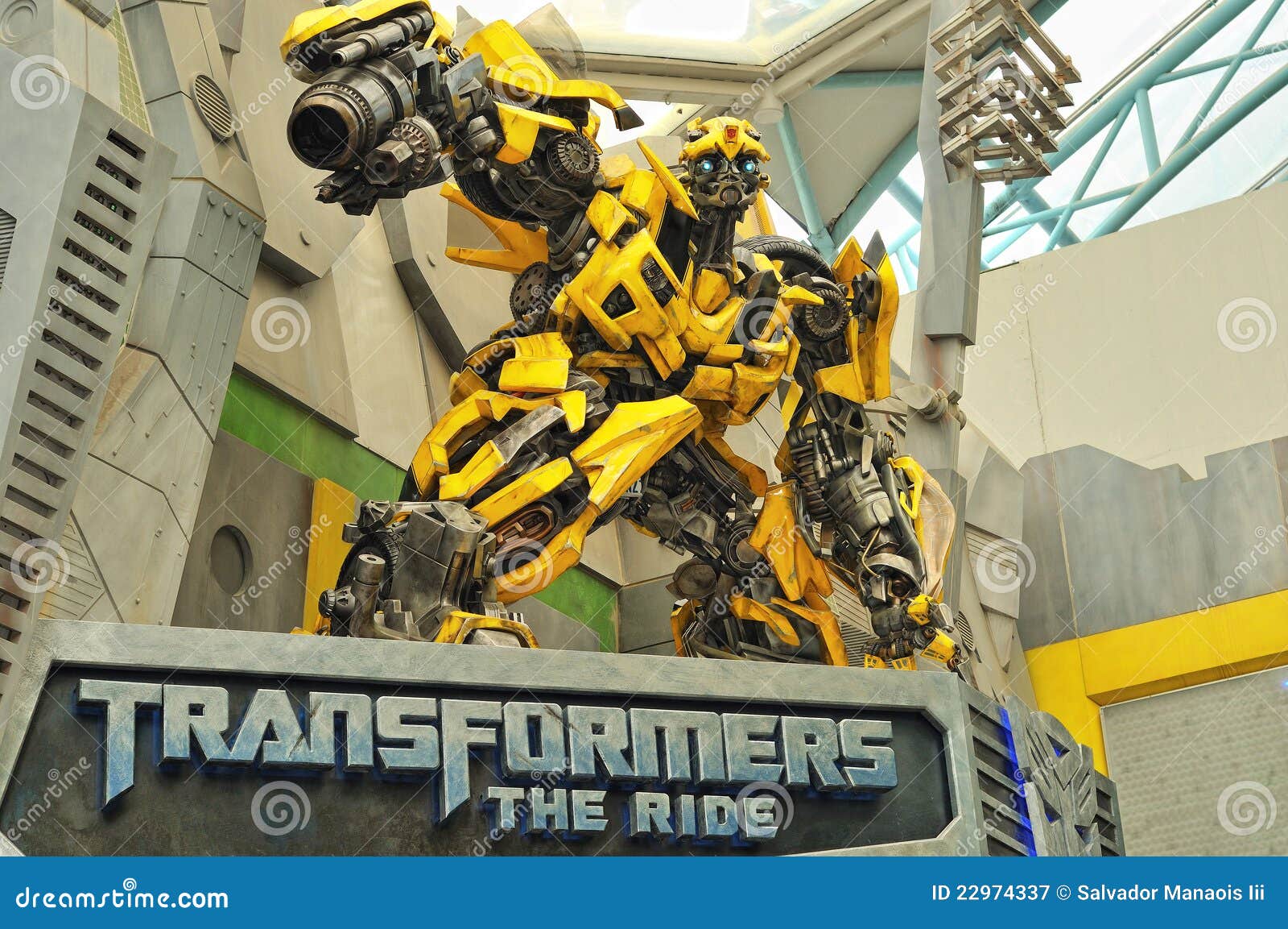 Transformers: the Ride editorial photography. Image of modern - 22974337