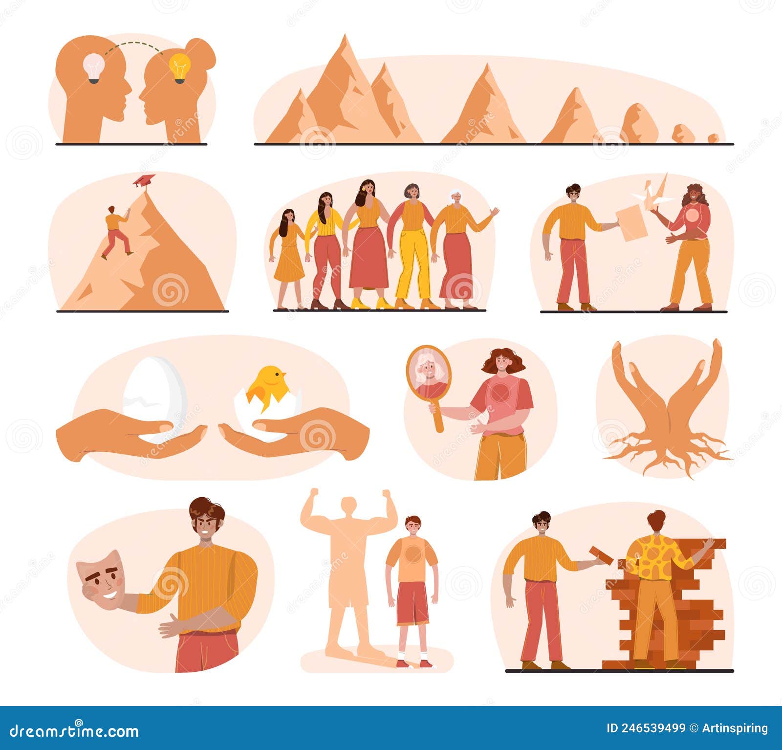 Transforming Concept. Transformation Metaphor, Changing And Evolution ...