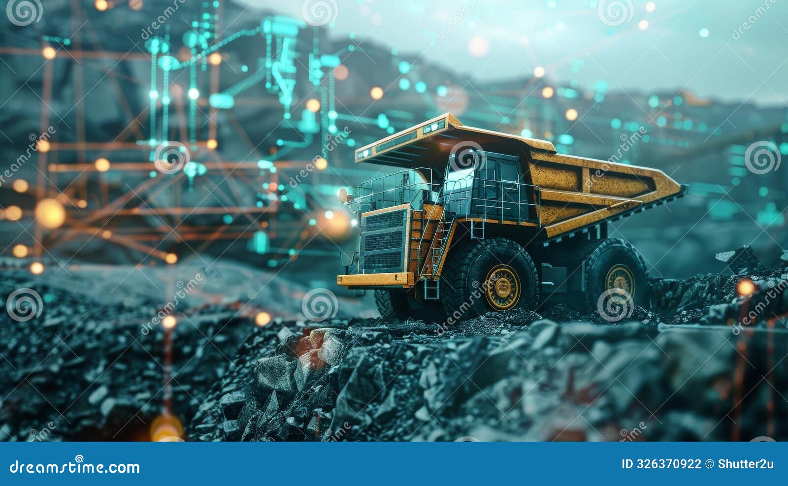 Transforming The Digital Process Of Mining Into A Tangible Form Royalty ...