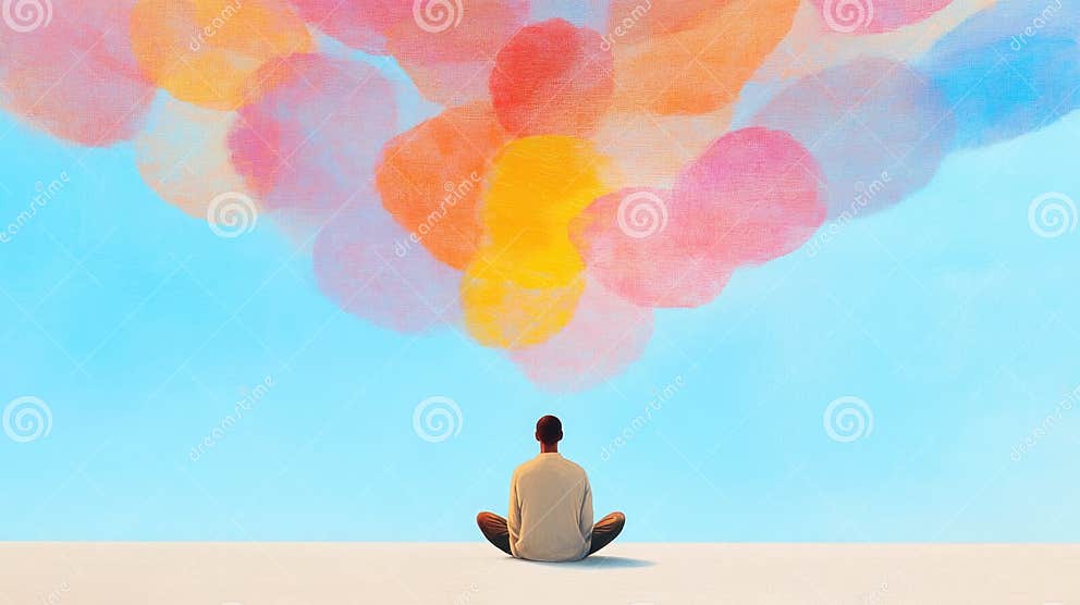 Transforming Thoughts Grounding Technique Visualization Stock Image ...