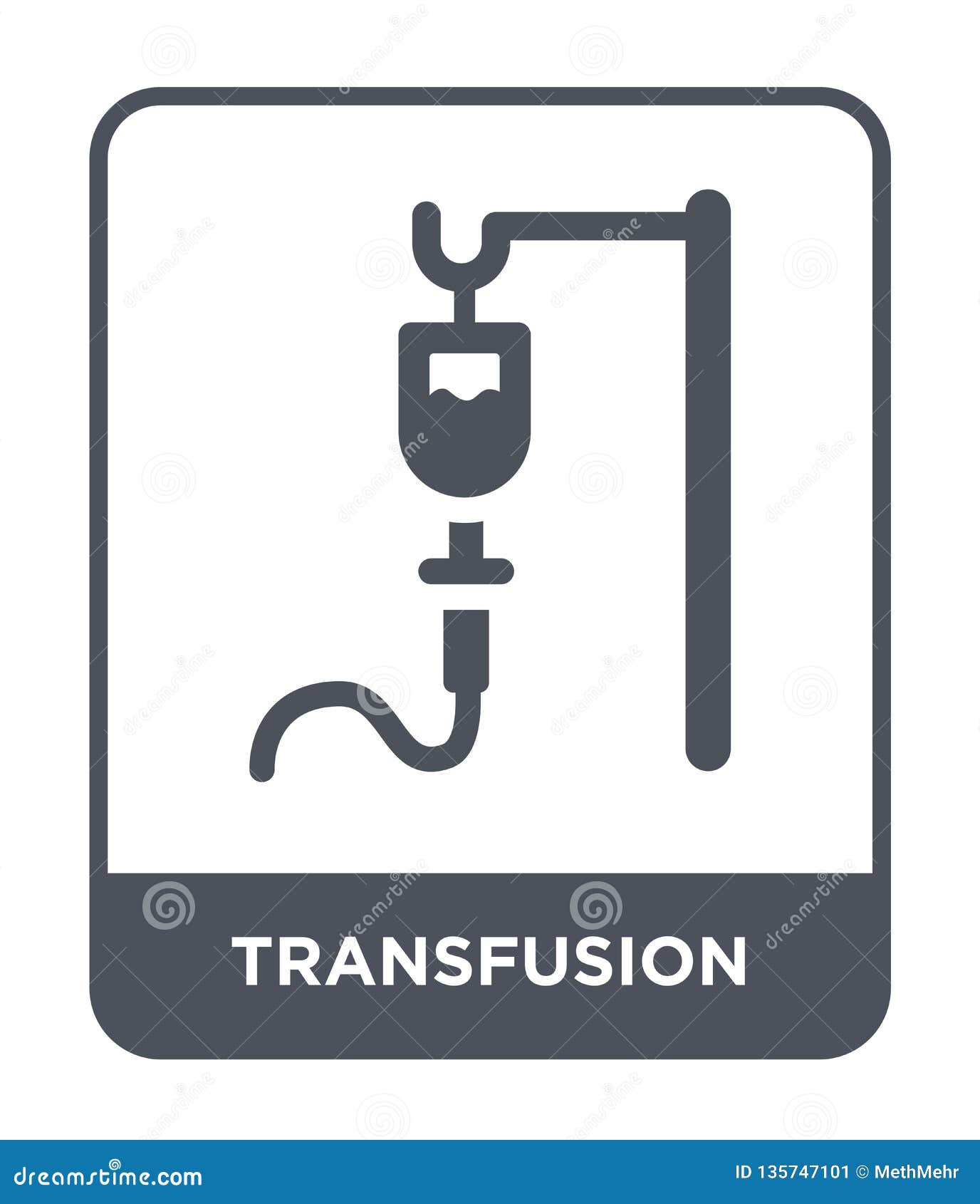 Transfusion Icon in Trendy Design Style. Transfusion Icon Isolated on ...