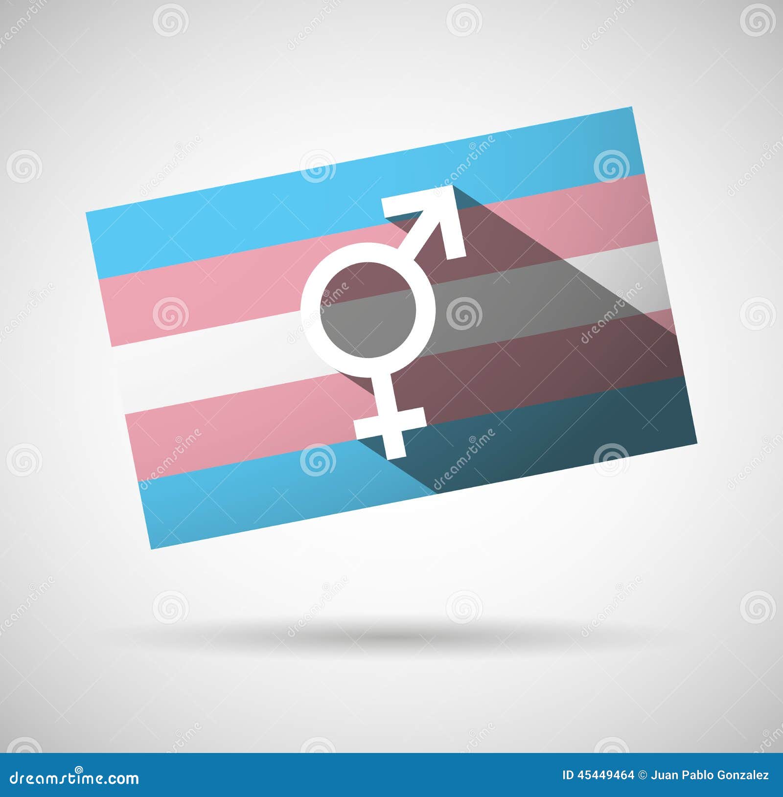 Transgender Flag Symbol Royalty-Free Cartoon | CartoonDealer.com #189204968
