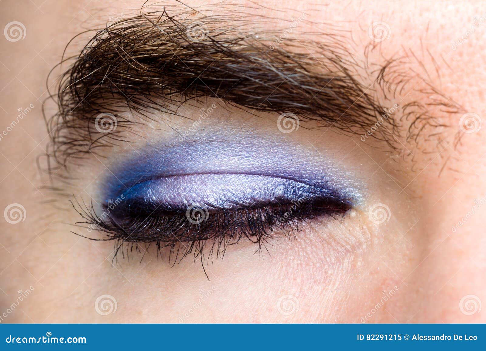 Transgender`s Eye stock image. Image of eyebrow, detail - 82291215