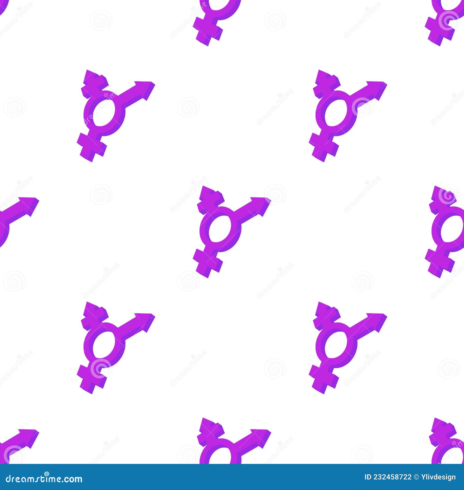 Transgender Sign Pattern Seamless Vector Stock Vector - Illustration of ...