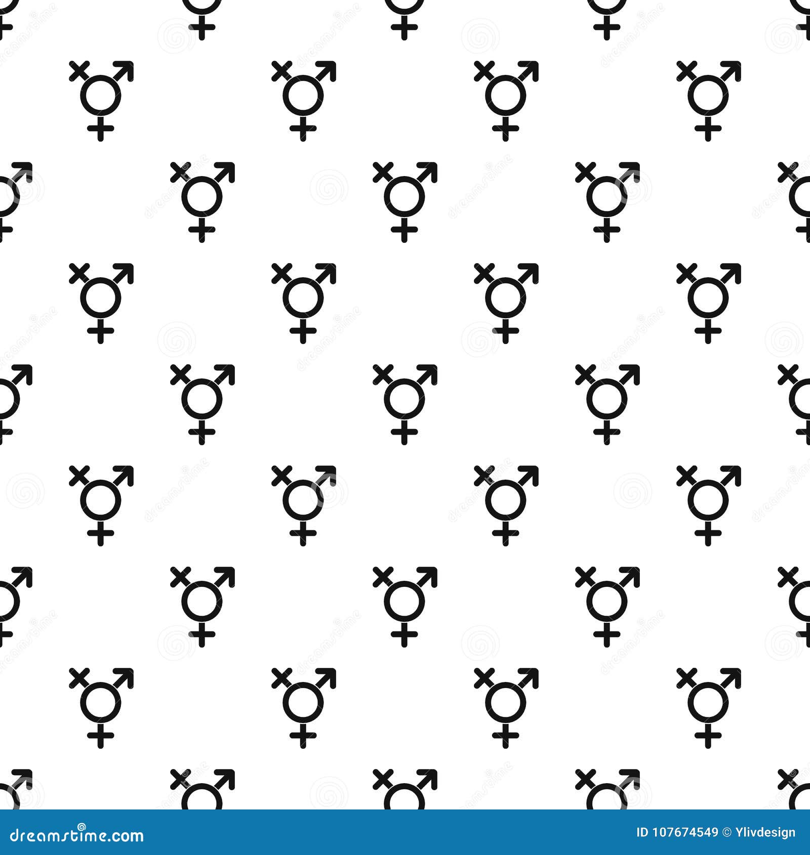 Transgender Sign Pattern Vector Stock Vector - Illustration of lesbian ...