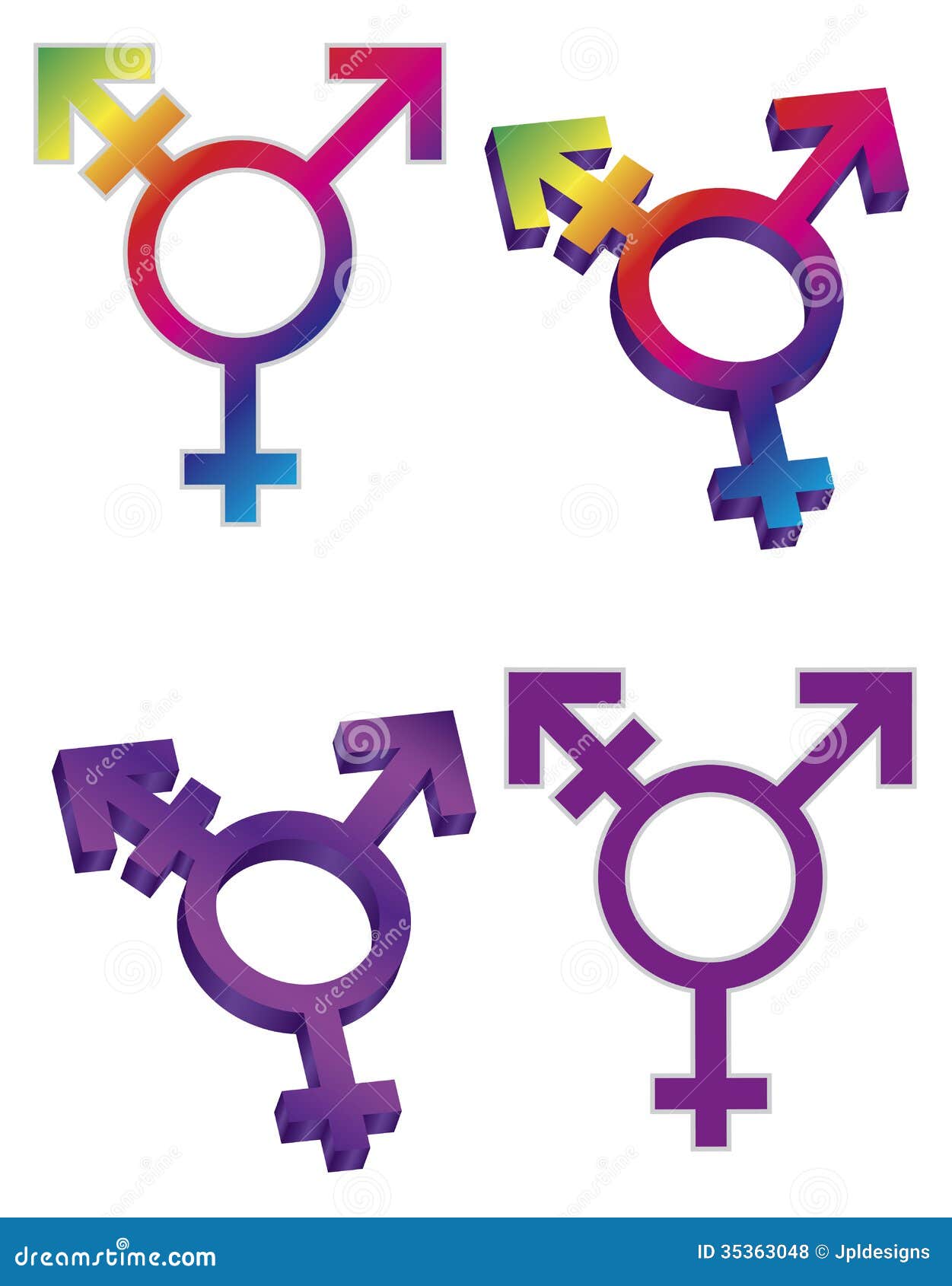 Transgender-Symbol-Illustration Vektor Abbildung - Illustration von ...