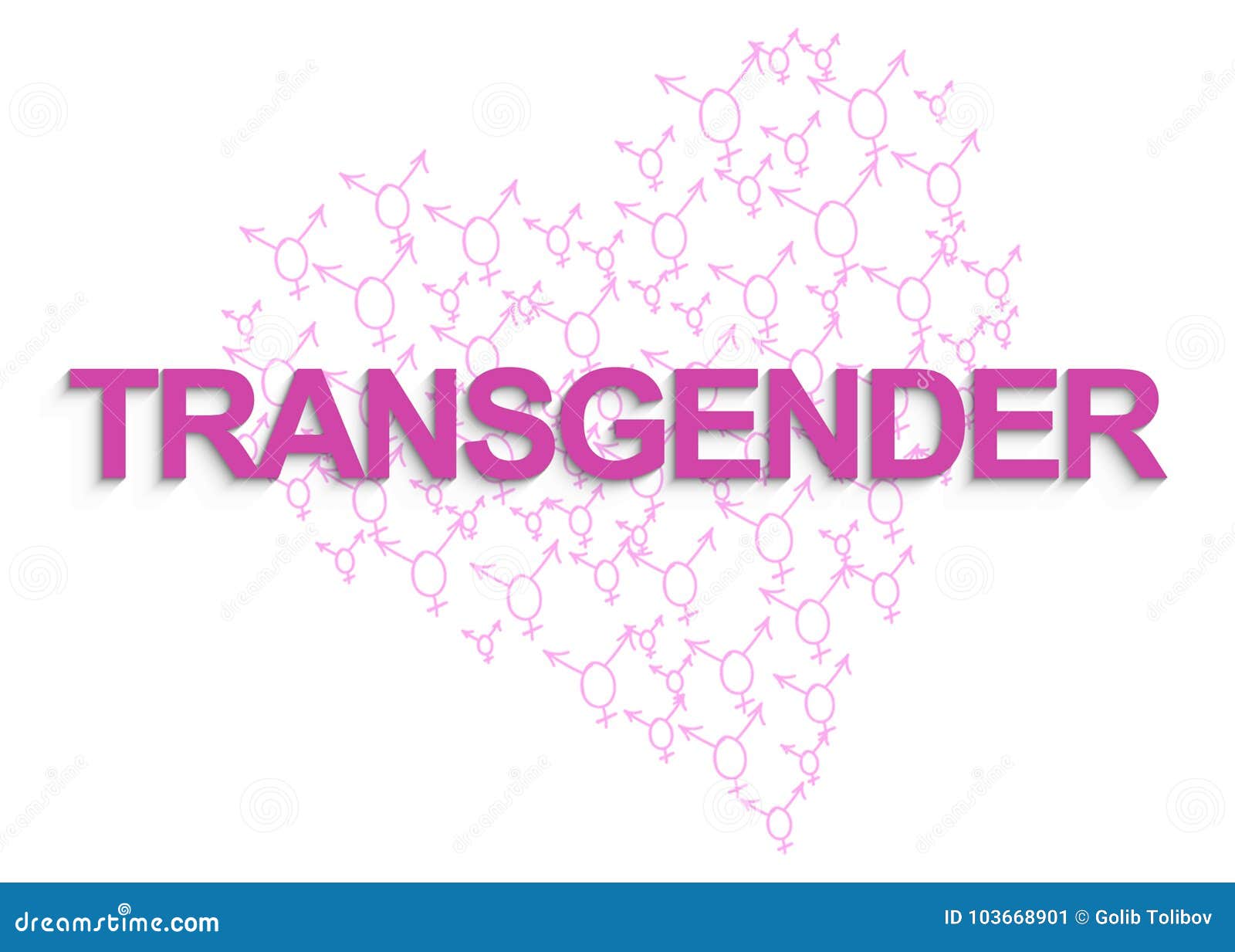 TRANSGENDER Text with Transgender Symbols on the Background Stock ...