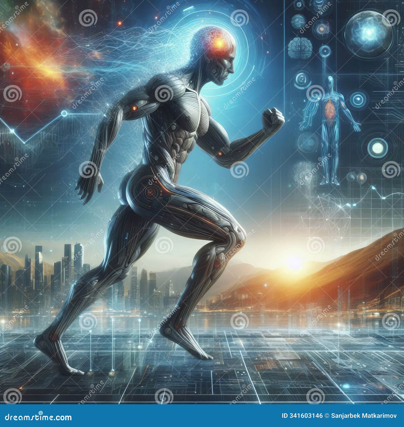 Transhuman Evolution Exploring the Potential of Human Enhancemen Stock ...