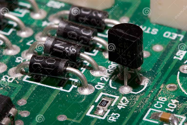 Transistor stock image. Image of electronic, surface, parts - 91411