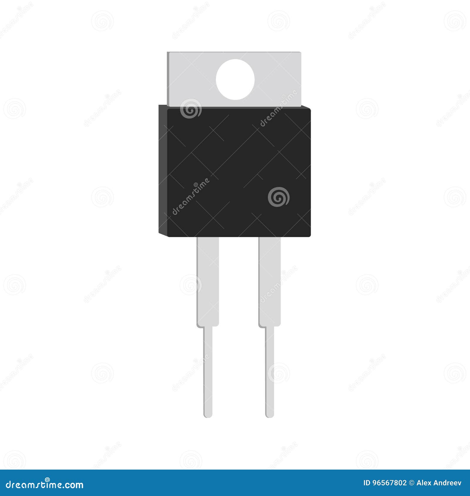 Transistor Cartoon Icon. Vector Illustration Stock Vector ...