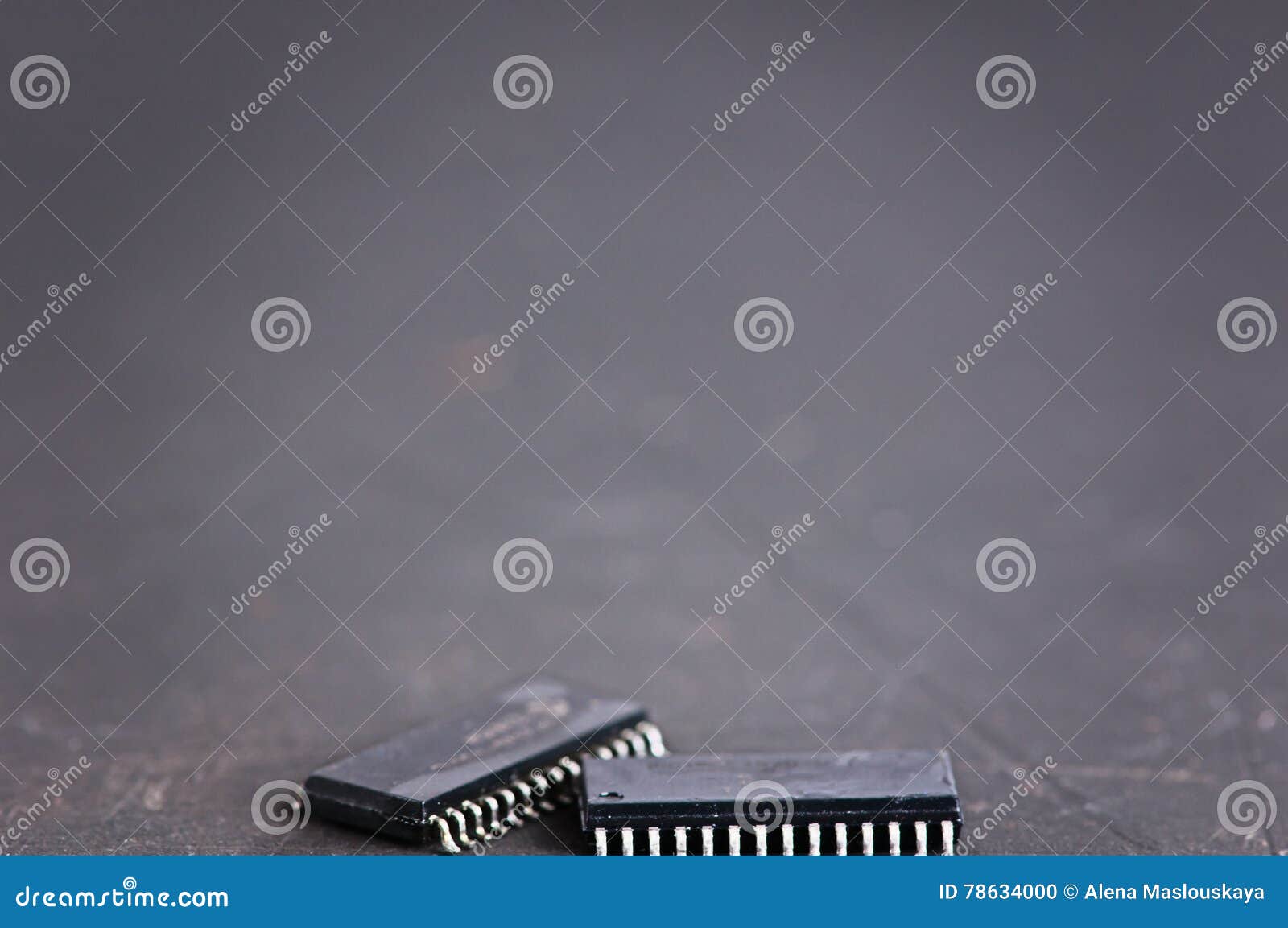 Transistor Close-up on a Stone Worktop Stock Photo - Image of chip ...