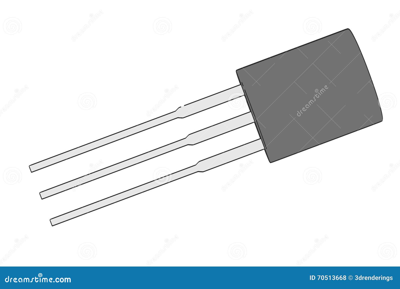 Transistor stock illustration. Illustration of semiconductor - 70513668