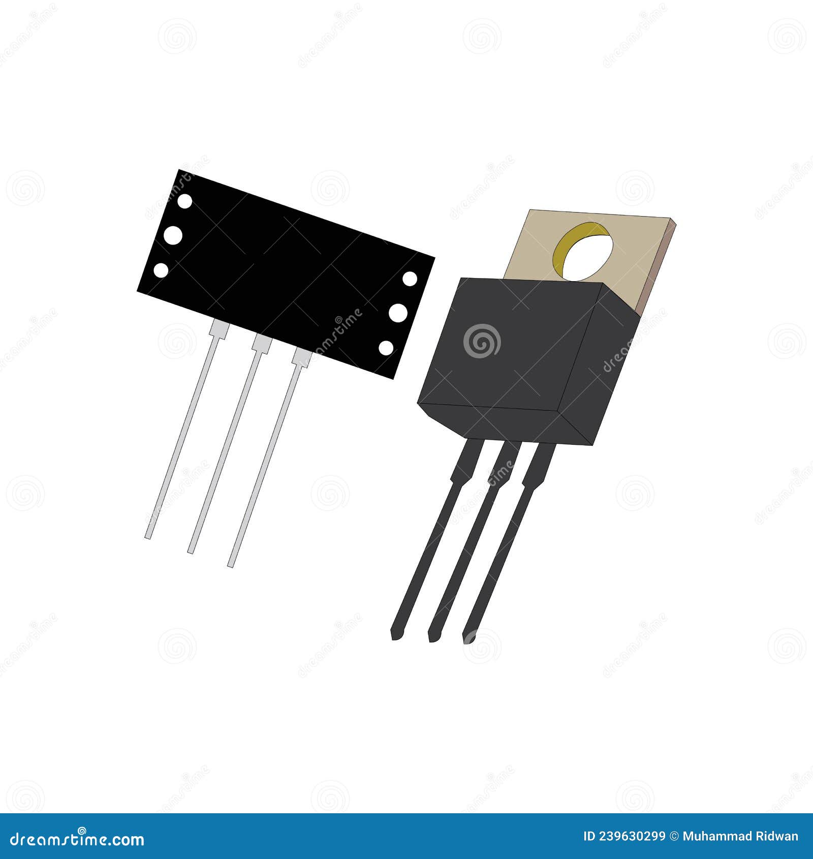 Transistor Design Illustration Icon Stock Vector - Illustration of ...