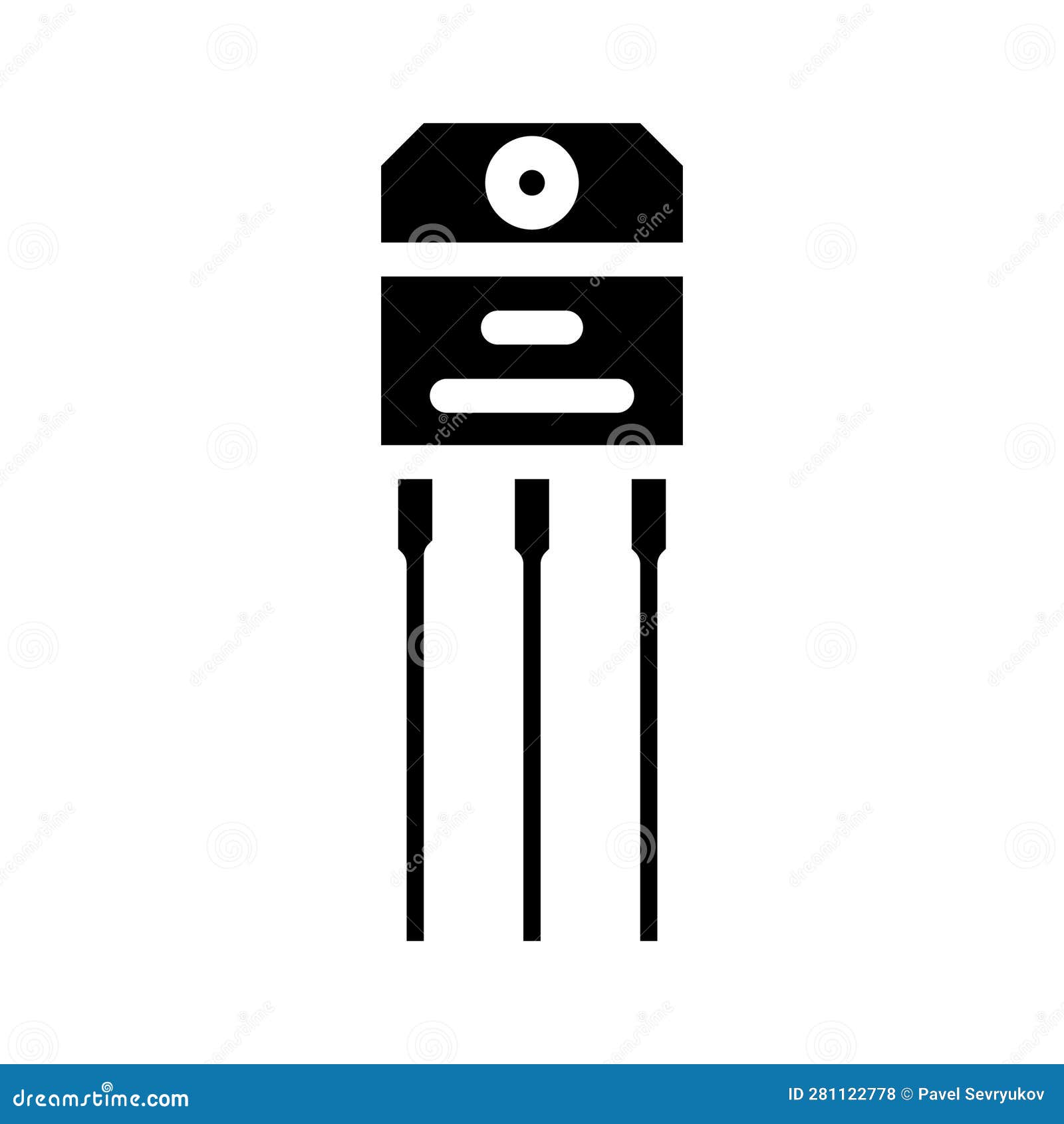 Transistor. Electronic Symbol. Illustration Of Basic Circuit Symbols ...