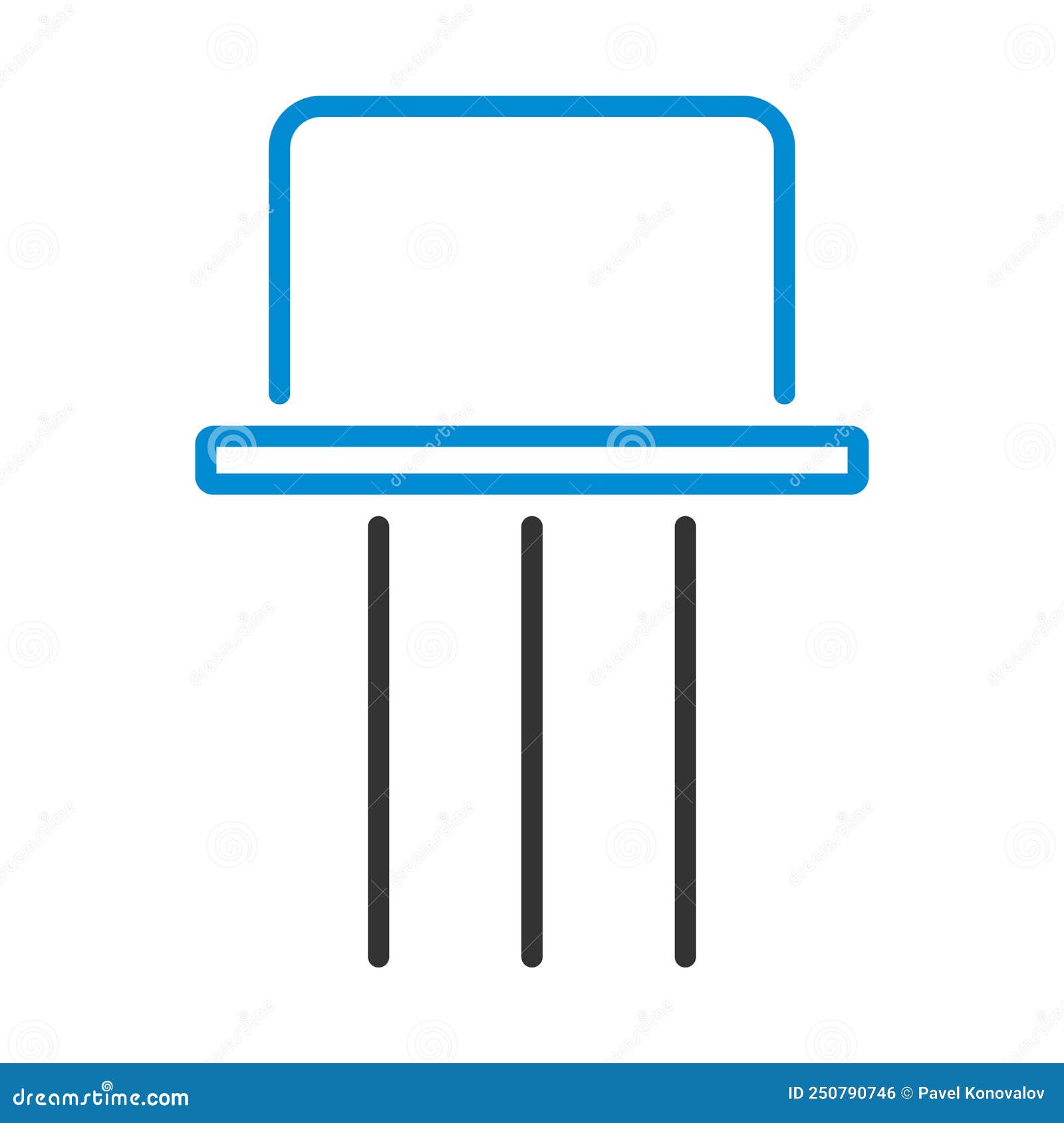 Smd Transistor Icon Vector Illustration | CartoonDealer.com #218629594