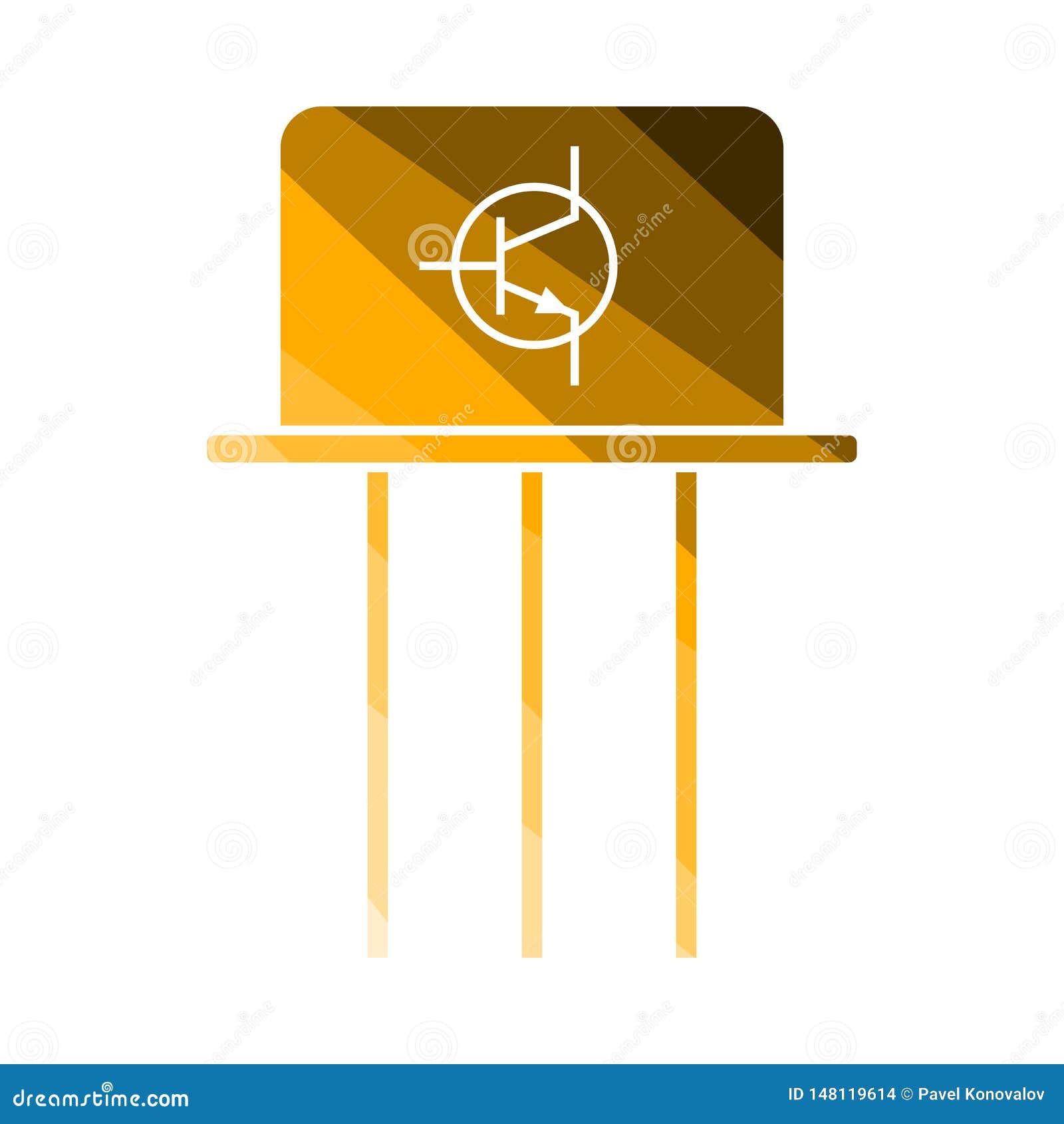 Smd Transistor Icon Vector Illustration | CartoonDealer.com #218629594