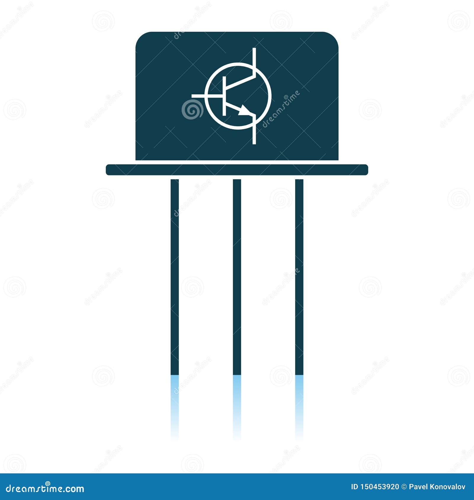 Smd Transistor Icon Vector Illustration | CartoonDealer.com #218629594