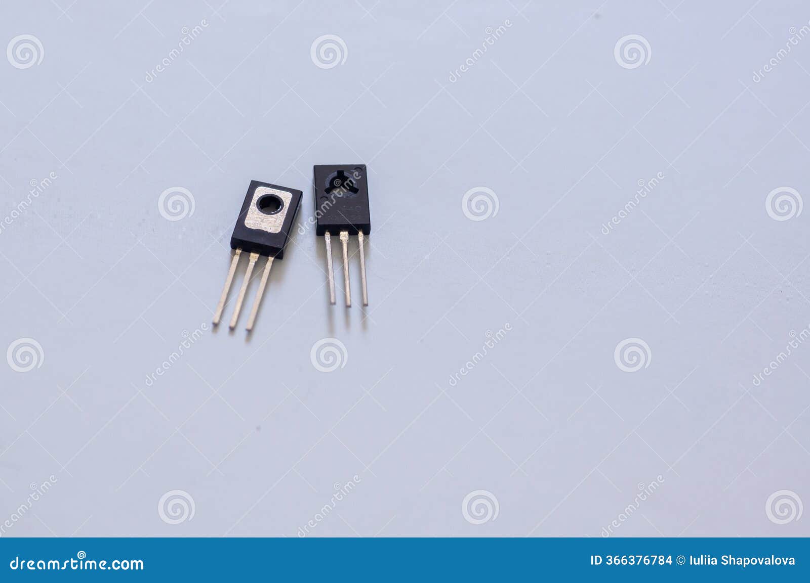 Transistor (NPN Or PNP) On A White Background Royalty-Free Stock Photo ...