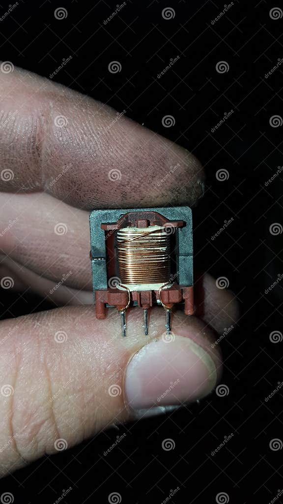 Transistor transformer stock image. Image of electronic - 81402825