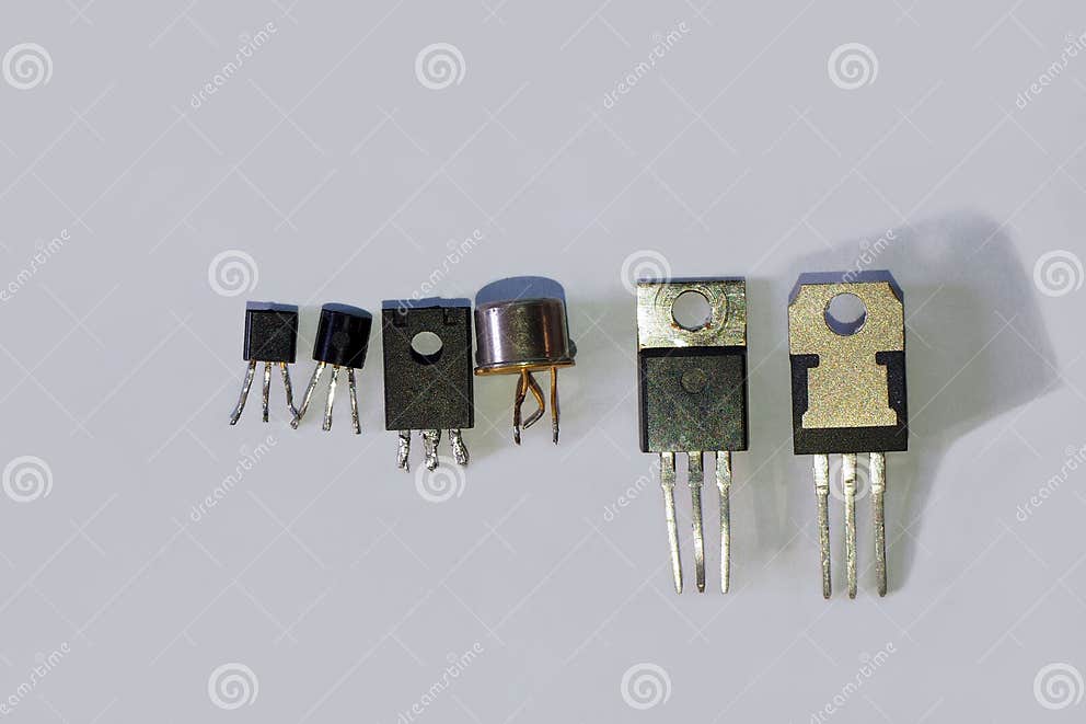 Transistor types stock photo. Image of power, triac - 286173622
