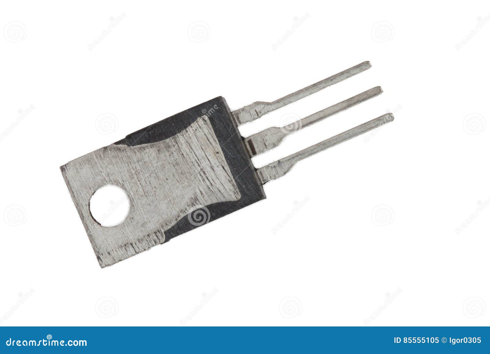 A transistor on the white stock image. Image of isolated - 85555105