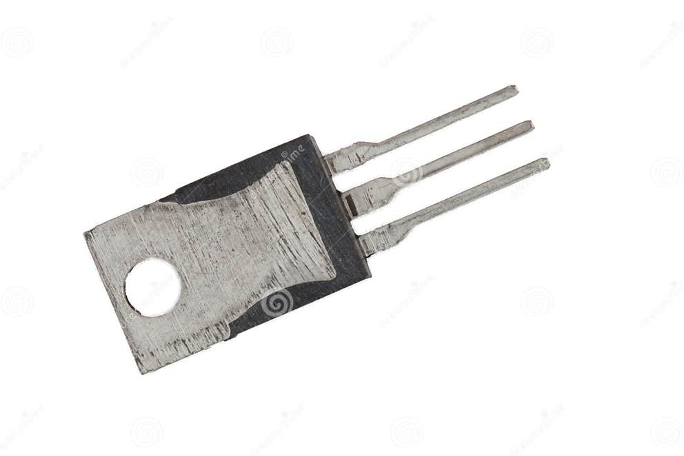 A transistor on the white stock image. Image of isolated - 85555105