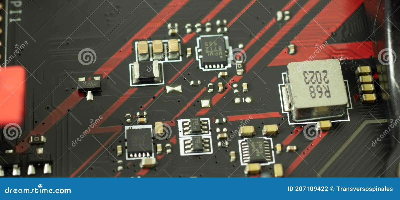 The Old Transistors Computer Chip On White Background Stock Photography ...