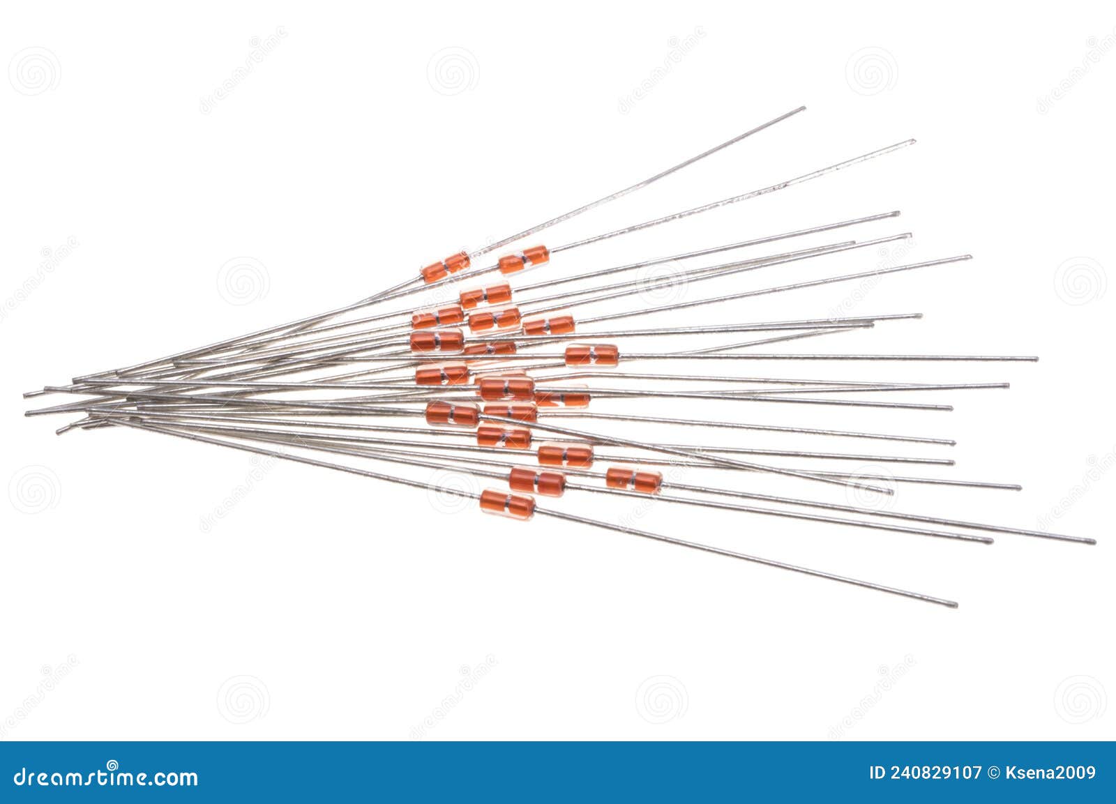 Transistors Electronic Components Isolated Stock Image - Image of ...