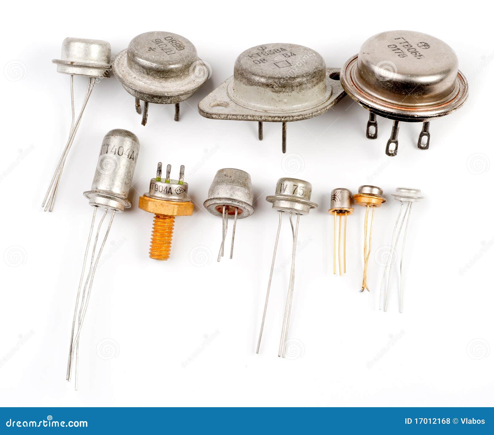 Transistors in the Metal Case Stock Photo - Image of background, detail ...