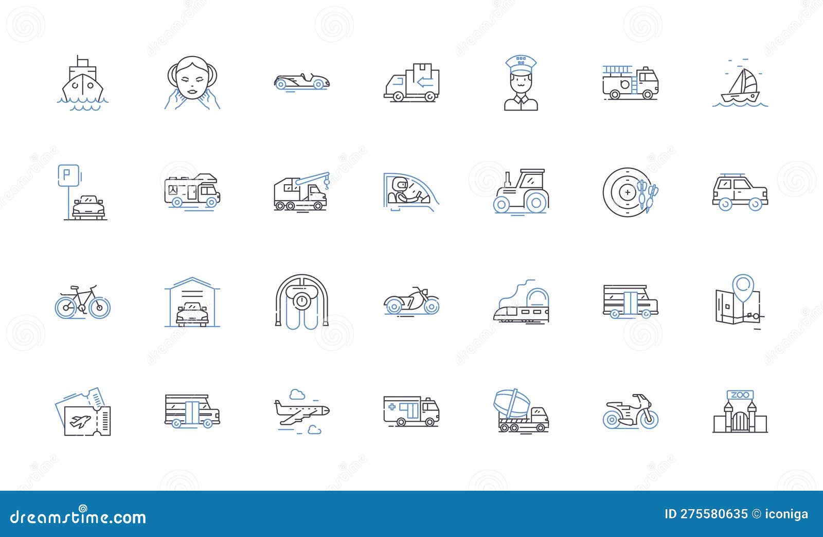 Transit Line Icons Collection. Commute, Transit-oriented, Mass-transit ... Transit Line Icons Collection. Commute, Transit-oriented, Mass-transit ...