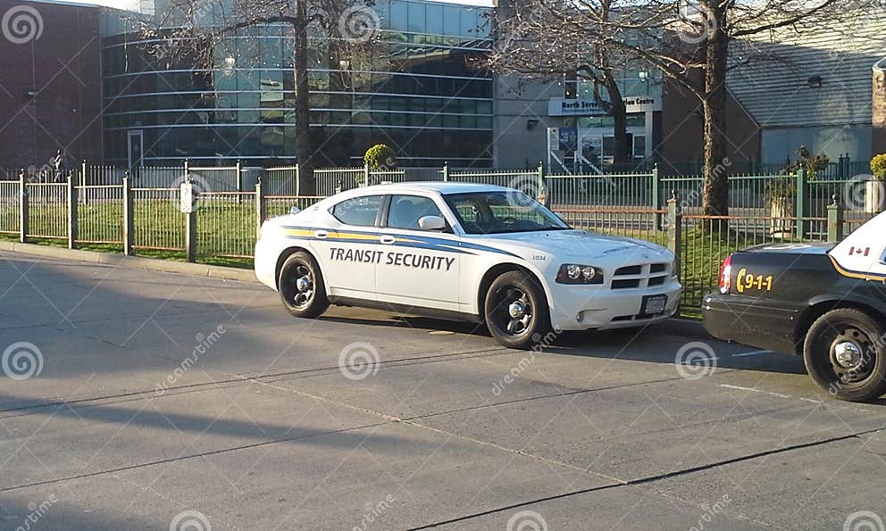 Transit Security Car editorial stock image. Image of vancouver - 50948664