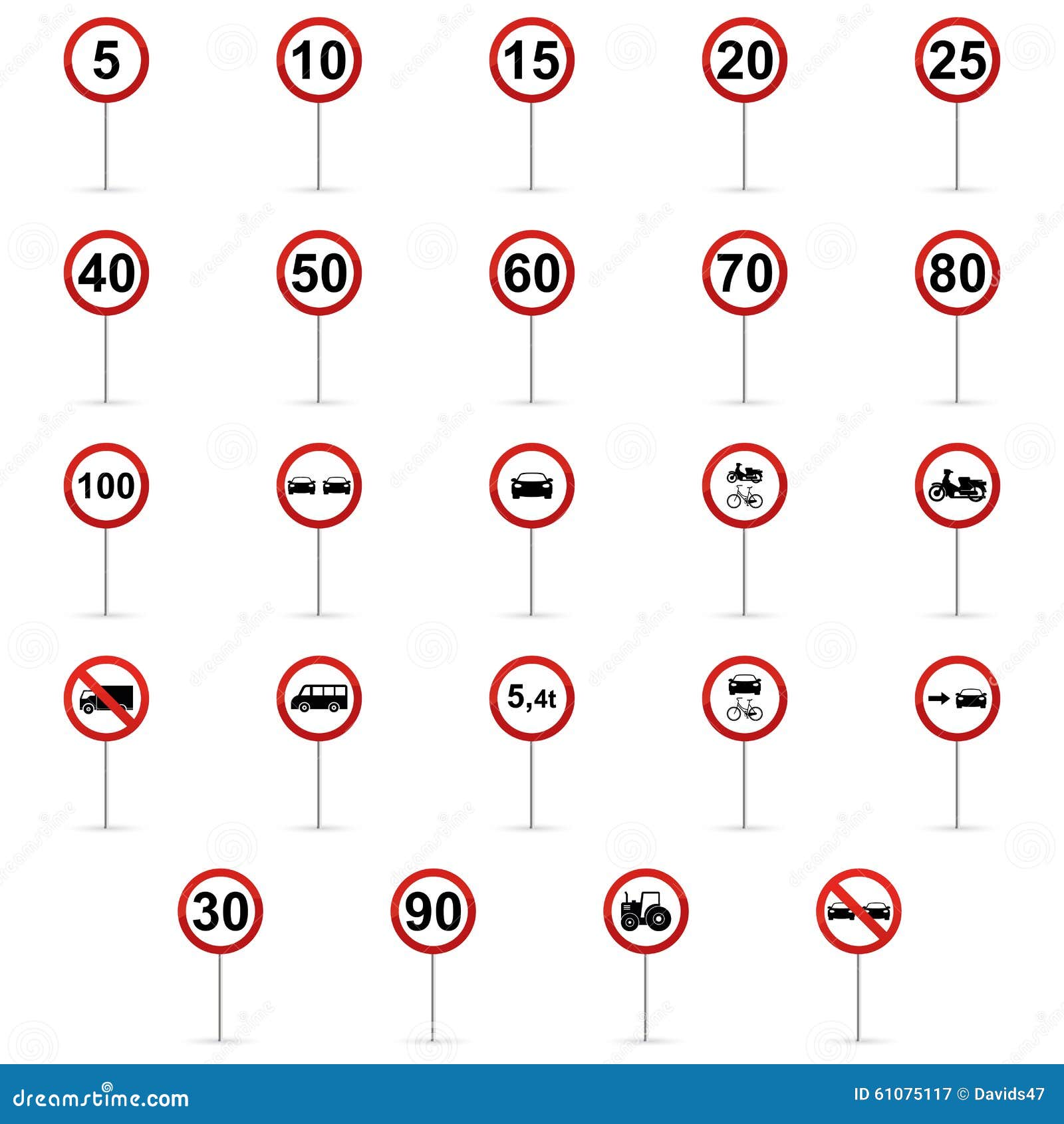 Transit Signals Vector Illustration | CartoonDealer.com #79391978