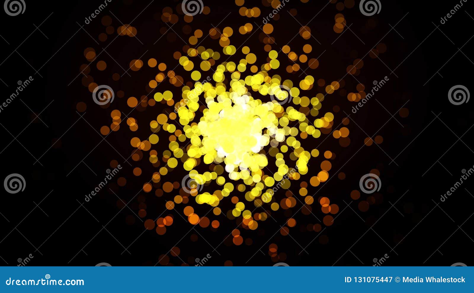 Transition of Hot Explosive Particles. Repeating Pattern of Particle ...
