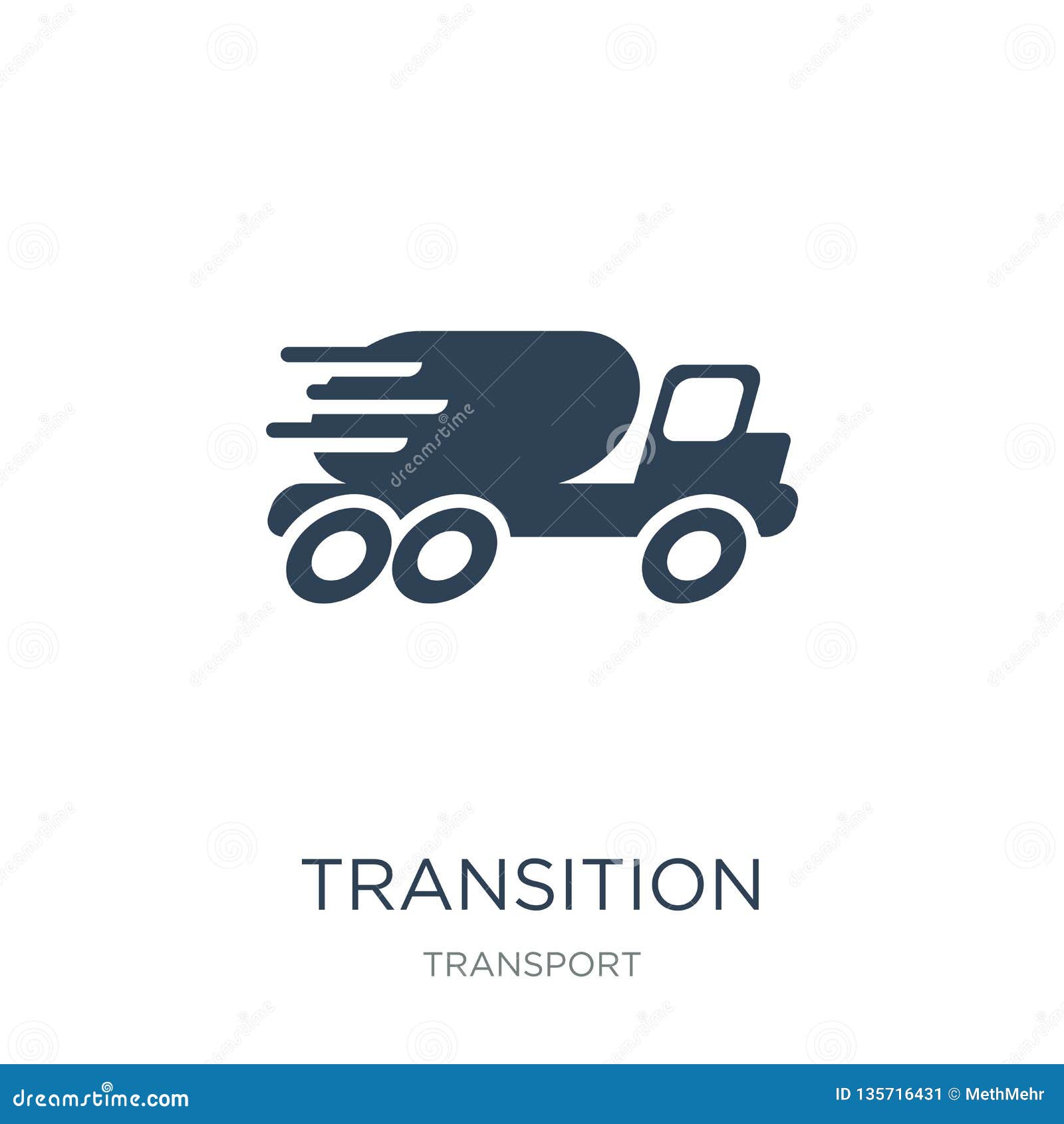 Transition Icon Vector Sign And Symbol Isolated On White Background ...