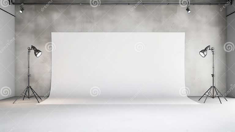 Transition Light Grey Studio Background Stock Illustration ...