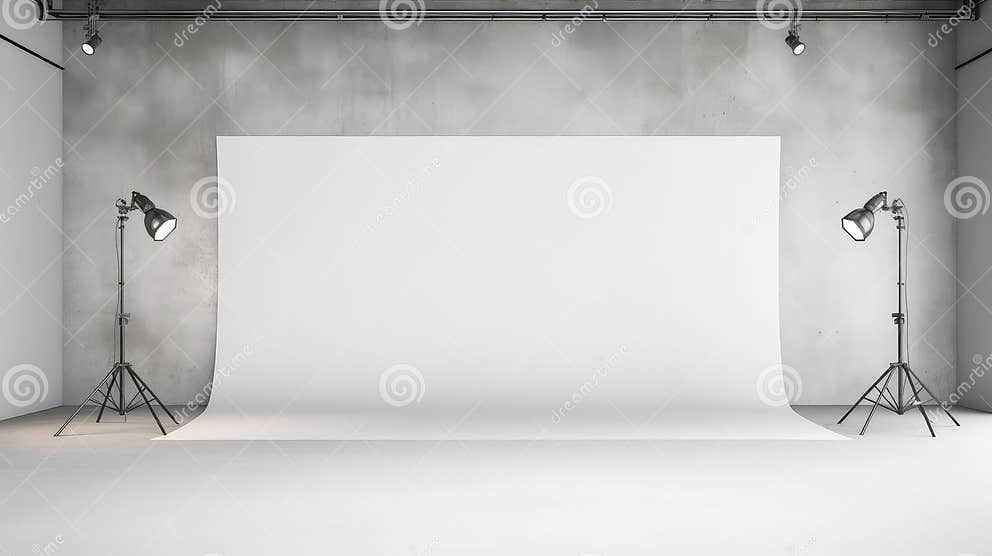 Transition Light Grey Studio Background Stock Illustration ...